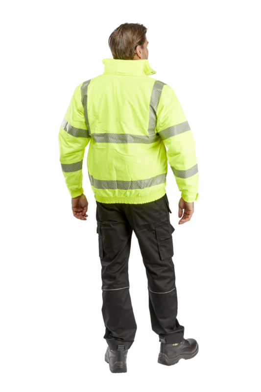 Hi Vis Carlton Bomber Jacket - Clad Safety