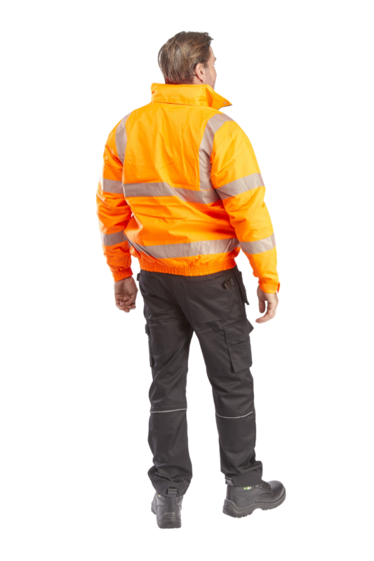 Hi Vis Carlton Bomber Jacket - Clad Safety